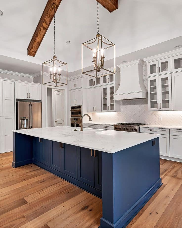 Stylish Two Tone Cabinets for Modern Kitchens | OPPEIN Canada