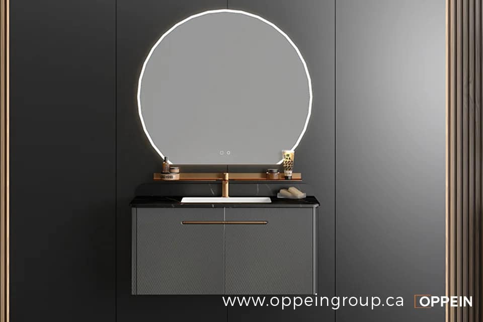 Custom Grey Bathroom Vanity for Sale - TITAN - OPPEIN